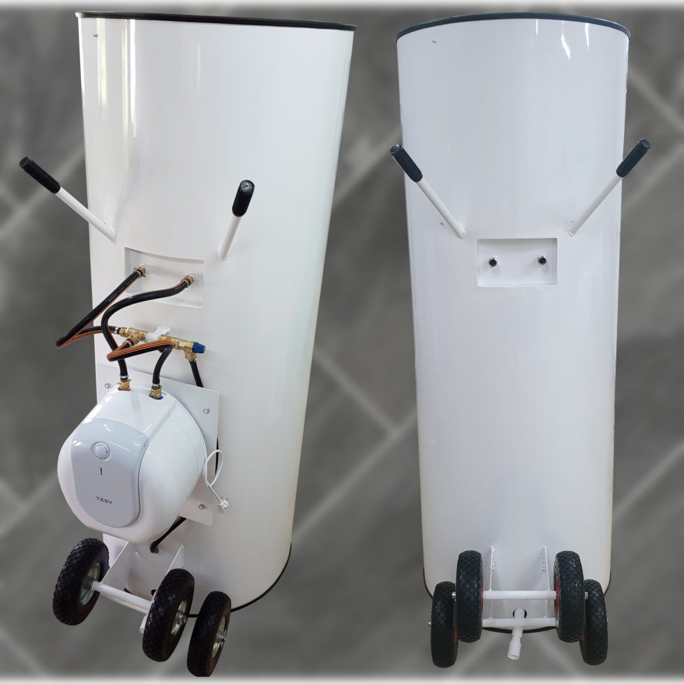 Mobile Duschen mieten » WASHBOX - Mobile Dusche und Toilette